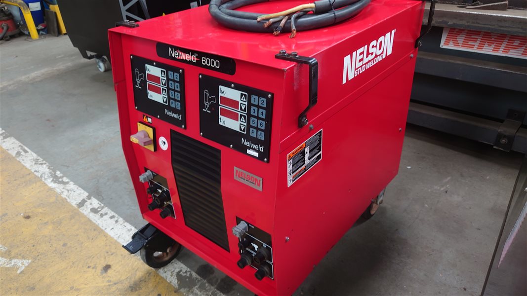 Nelson Nelweld Model 6000 Drawn Arc Stud Welder with New NS20 gun